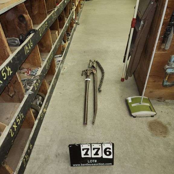 WHEELER CAST IRON CHAIN SOIL PIPE SNAP CUTTER W/ CHAIN - Bentley ...