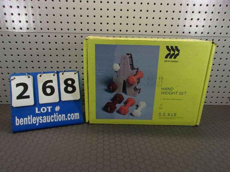 ALL IN MOTION HAND WEIGHT SET - Bentley & Associates, LLC