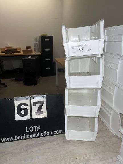 WHITE PLASTIC BINS (4X MONEY) - Bentley & Associates, LLC