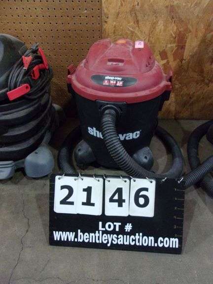 SHOP-VAC 5 GALLON 2.0HP CASTERED WET/DRY VACUUM - RED/BLACK - Bentley ...