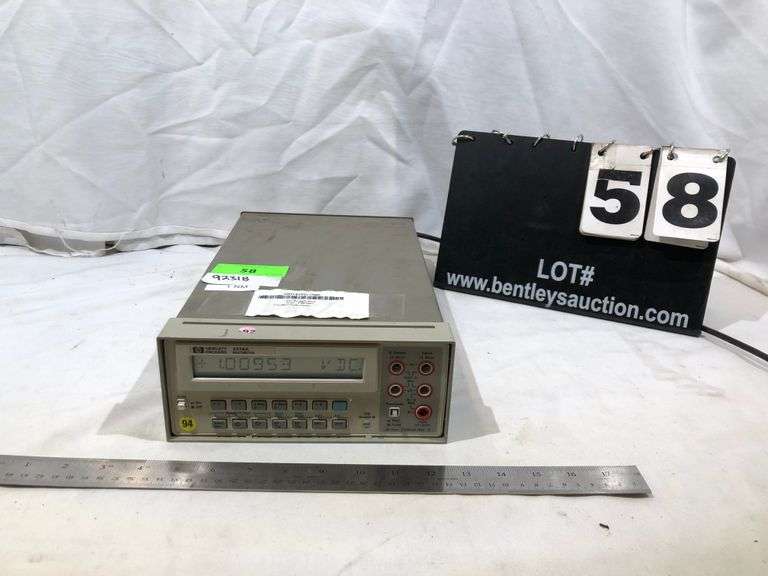 HP 3478A MULTIMETER - Bentley & Associates, LLC