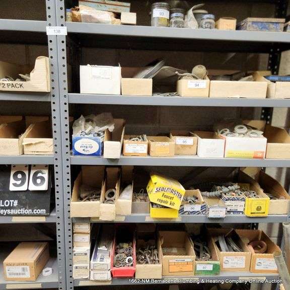 SHELF: ASSORTED GASKETS, WASHERS - Bentley & Associates, LLC