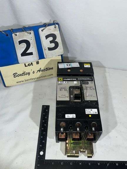 SQUARE-D I-LIMITER K1362251021 225A BREAKER - Bentley & Associates, LLC