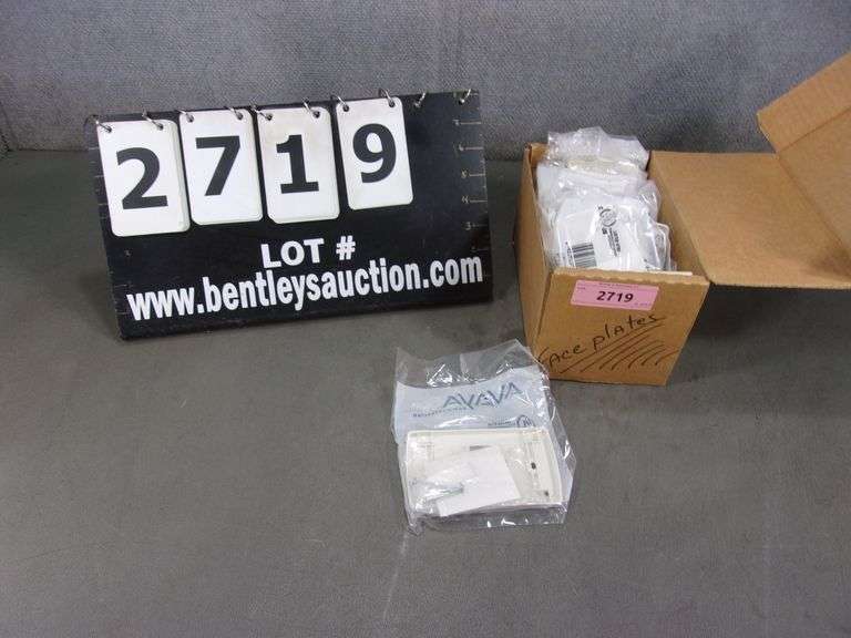 BOX: AVAYA COMMUNICATION CIRCUIT ACCESSORIES - FACEPLATES - Bentley ...