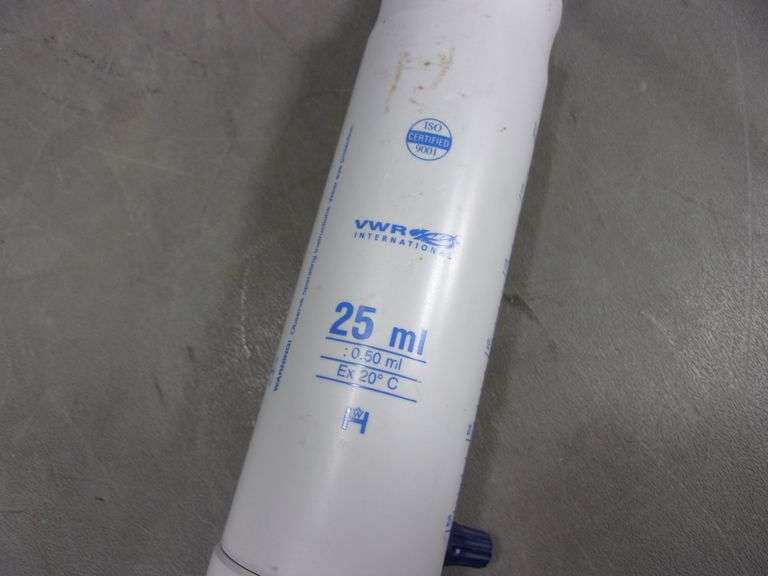 VWR LABMAX BOTTLE TOP DISPENSER 25ML - Bentley & Associates, LLC