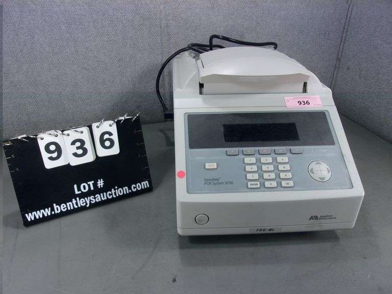 APPLIED BIOSYSTEMS GENEAMP PCR SYSTEM 9700, SN 8055210536 (FIRE LABEL ...