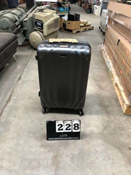 SAMSONITE 2-PIECE DARK GRAY HARD SHELL LUGGAGE SET - Bentley ...