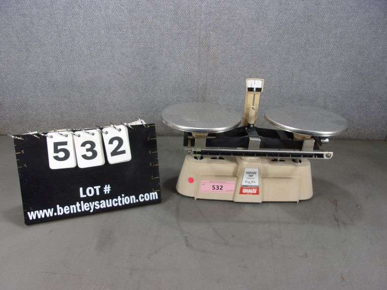 OHAUS HARVARD TRIP 5# BALANCE LAB SCALES - Bentley & Associates, LLC