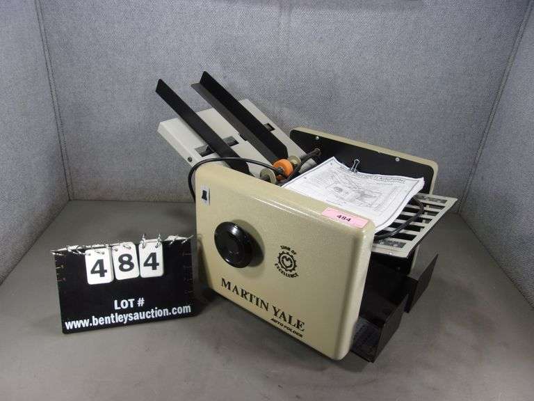 MARTIN YALE 1501 AUTO FOLDER - Bentley & Associates, LLC