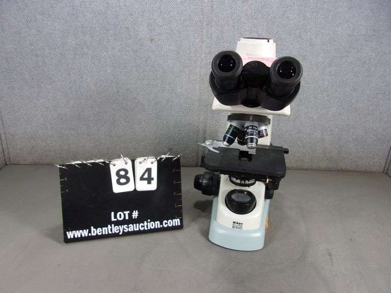 NIKON ECLIPSE E100 MICROSCOPE - Bentley & Associates, LLC