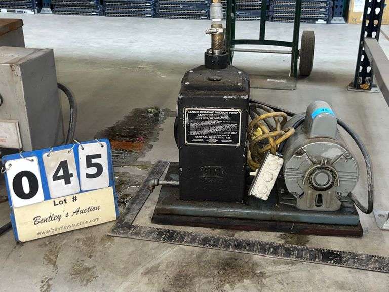 CENCO MEGAVAC VACUUM PUMP - Bentley & Associates, LLC