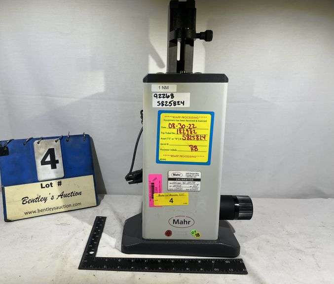 MAHR OPTIMAR 100 INDICATOR CALIBRATION SYSTEM - Bentley & Associates, LLC