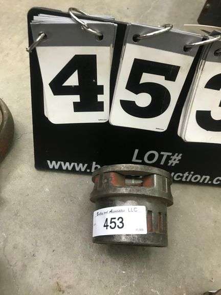 TOLEDO NO. 12 DIE HEAD RATCHET HAND PIPE THREADER, 1-1/4" - Bentley ...