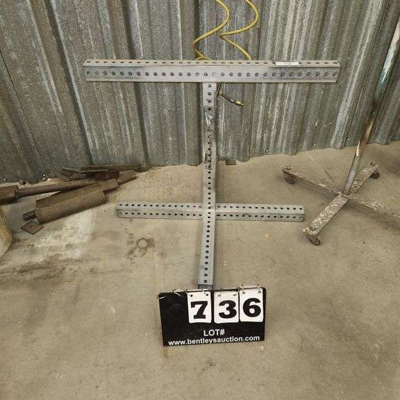 METAL SQUARE TUBING STAND - Bentley & Associates, LLC