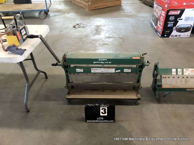 GRIZZLY GO4011 30" 3 IN 1 SHEET METAL MACHINE - Bentley & Associates, LLC