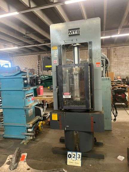 MTS MODEL 315.02 S/M 123 HYDRAULIC ACUATOR/TESTER - Bentley ...