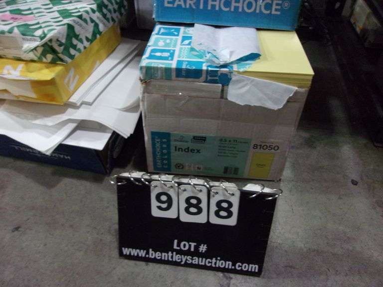 DOMTAR EARTH CHOICE INDEX 81050 CANARY PAPER - 8.5 X 11 - Bentley ...