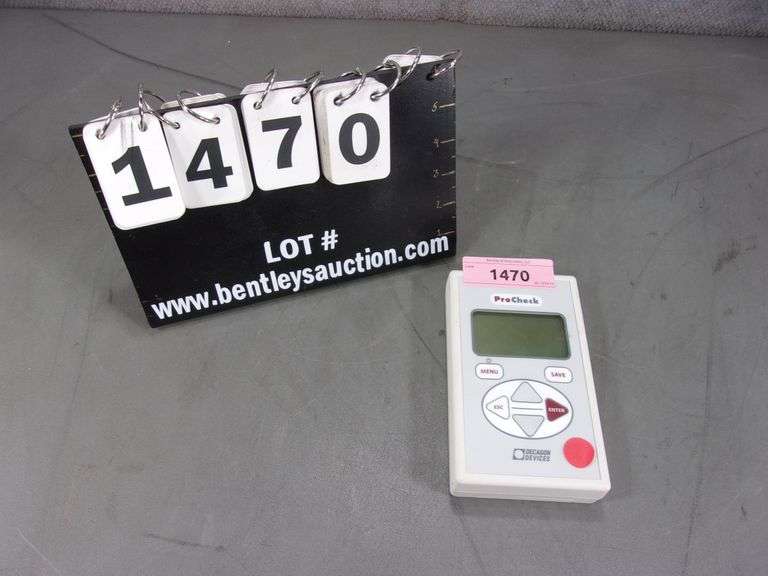 DECAGON DEVICES PROCHECK HANDHELD READOUT DEVICE - Bentley & Associates ...