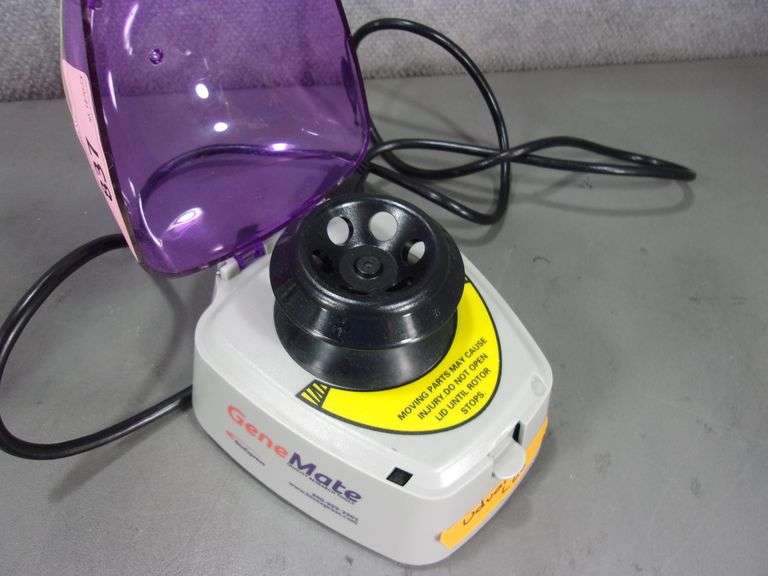 ISC BIOEXPRESS GENEMATE MINI CENTRIFUGE CAT. C1301-PC (FIRE LABEL ...