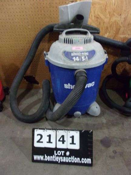 SHOP-VAC 14 GALLON 5.5HP CASTERED WET/DRY VACUUM - BLUE/GRAY - Bentley ...