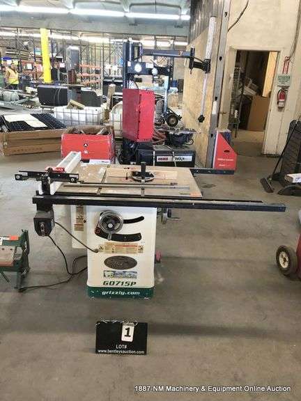 GRIZZLY GO715P 10" HYBRID TABLE SAW POLAR BEARS SERIES, 110 VOLT, 1 ...