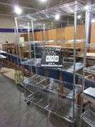 NSF SHELVING SYSTEM 5-SHELF CHROME METRO CART - Bentley & Associates, LLC
