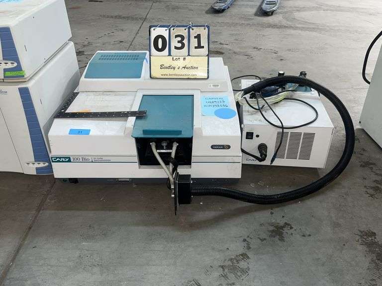 VARIAN CARY 100 BIO UV VISIBLE SPECTROPHOTOMETER - Bentley & Associates ...