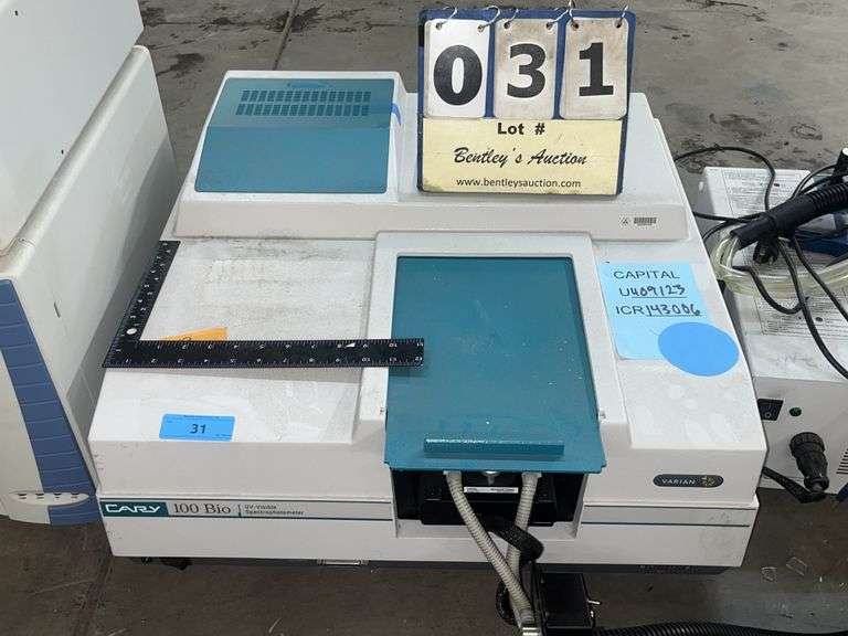 VARIAN CARY 100 BIO UV VISIBLE SPECTROPHOTOMETER - Bentley & Associates ...