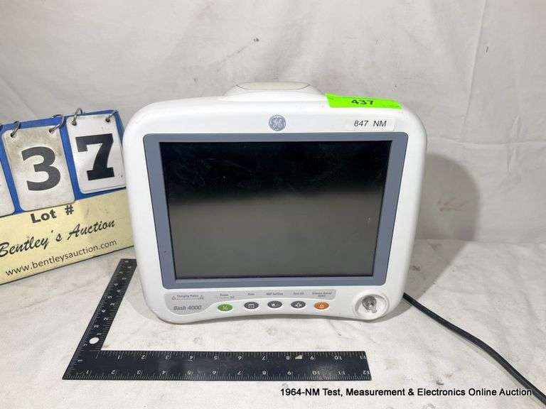 GE DASH 4000 SCREEN MONITOR - Bentley & Associates, LLC