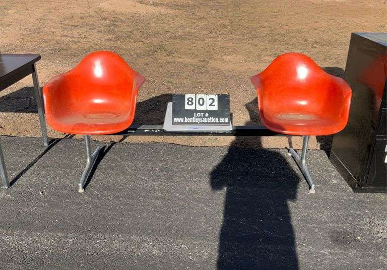 ORANGE FIBERGLASS CHAIRS - Bentley & Associates, LLC