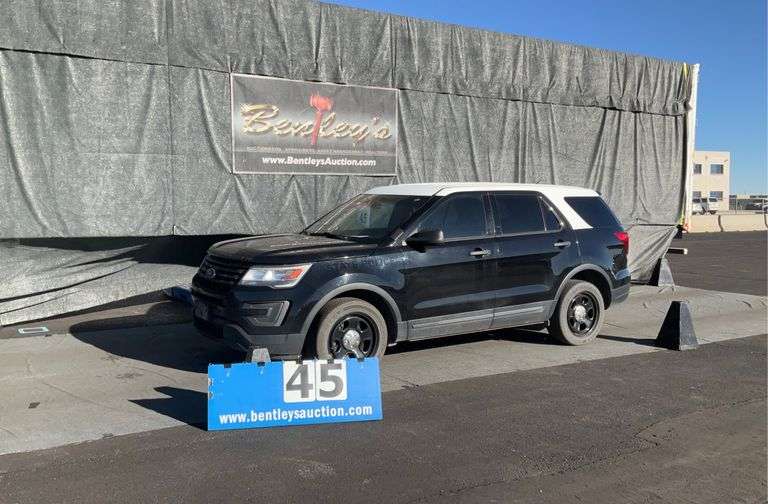 2018 FORD EXPLORER POLICE 4WD (SUV)/(MPV) 165,879 MILES, - Bentley ...