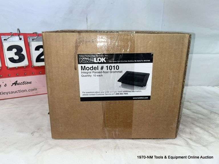 BOX: 10 KOLDLOK MODEL 1010 RAISED FLOOR GROMMET - Bentley & Associates, LLC
