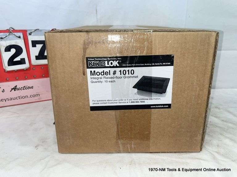 BOX: 10 KOLDLOK MODEL 1010 RAISED FLOOR GROMMET - Bentley & Associates, LLC
