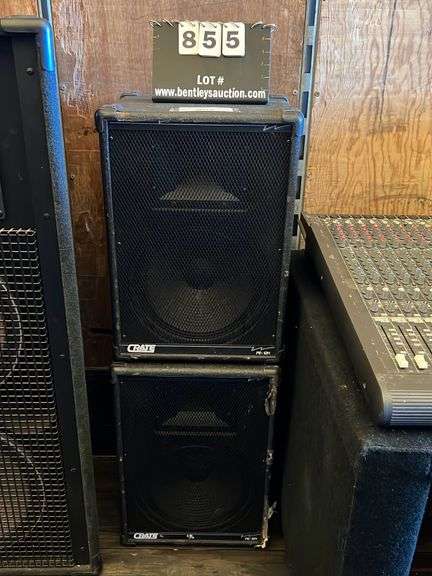 LOT: CRATE: PE-12H SPEAKERS - Bentley & Associates, LLC