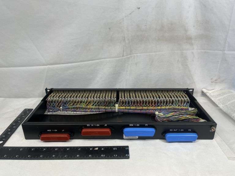 STACK: ADC TELECOMMUNICATIONS JKF-ZBKUA1 CONNECTORIZED JACK FIELD (10X ...