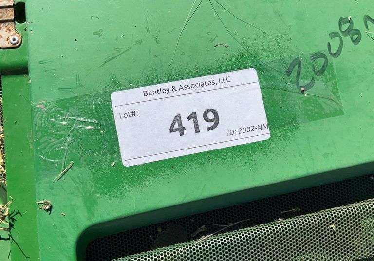 JOHN DEERE COMPACT TRACTOR ENGINE SIDE PANELS - Bentley & Associates, LLC