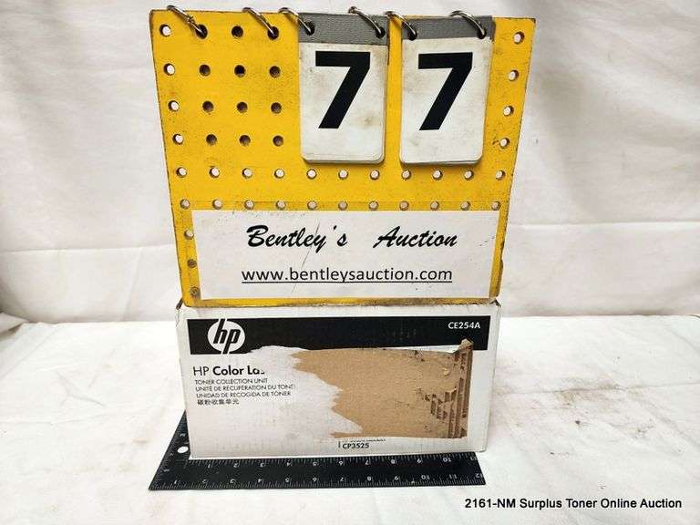 HP TONER COLLECTION UNIT - USED, AS IS - Bentley & Associates, LLC