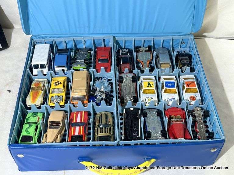 MATCH BOX VINTAGE COLLECTOR'S CARRY CASE 48-CAR ACTION FIGURE STORAGE ...