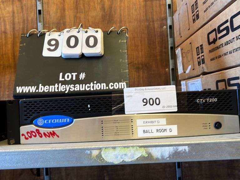 CROWN CTS 1200 POWER SUPPLY - Bentley & Associates, LLC