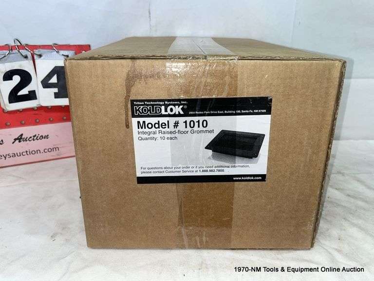 BOX: 10 KOLDLOK MODEL 1010 RAISED FLOOR GROMMET - Bentley & Associates, LLC