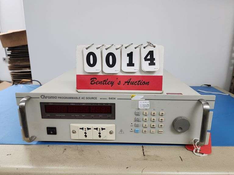 CHROMA 6404 PROGRAMMABLE AC SOURCE - Bentley & Associates, LLC