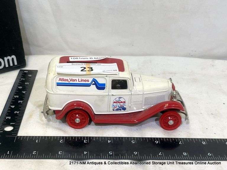 ATLUS VAN LINE TOY TRUCK BANK - Bentley & Associates, LLC
