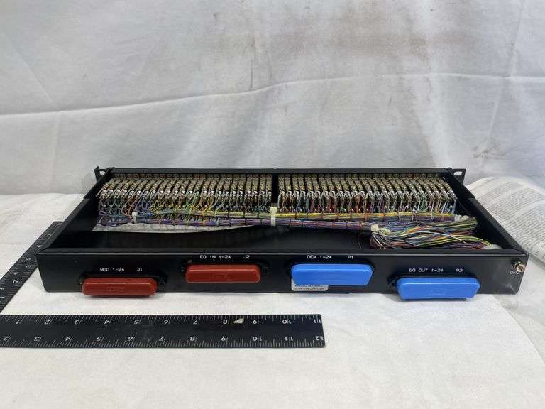 STACK: ADC TELECOMMUNICATIONS JKF-ZBKUA1 CONNECTORIZED JACK FIELD (10X ...