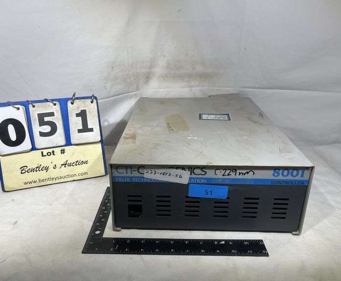 CTI-CRYOGENICS 8001 CONTROLLER - Bentley & Associates, LLC