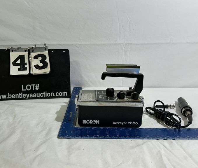 BICRON SURVEYOR 2000 RADIATION MONITOR - Bentley & Associates, LLC