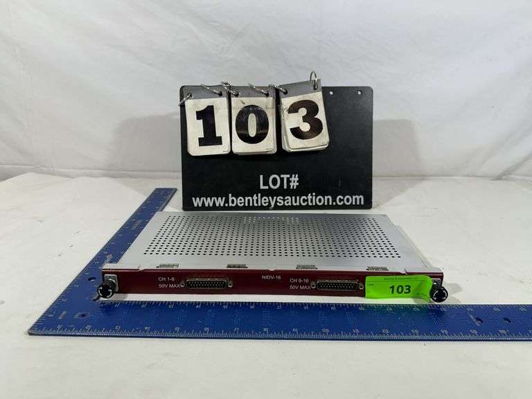 ASTRO-MED INC. NIDV-16 PLUG IN - Bentley & Associates, LLC