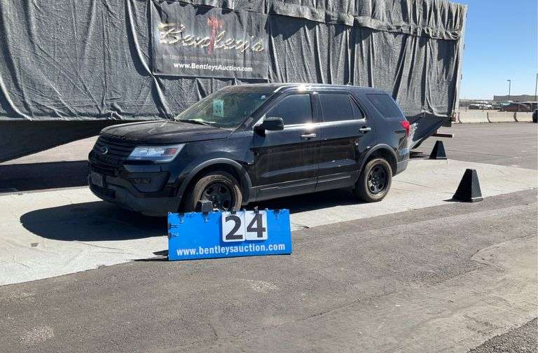 2017 FORD EXPLORER POLICE 4WD (SUV)/(MPV) 132,000 MILES, - Bentley ...