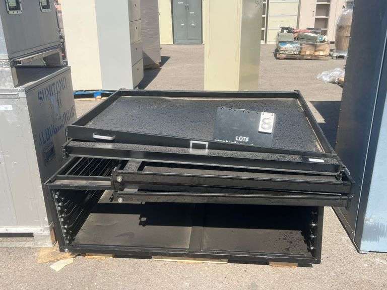 5-DRAWER MAP FILE (DRAWERS ARE PULLED OUT) - Bentley & Associates, LLC