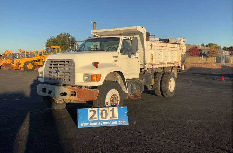 1998 FORD F-800 DUMP TRUCK, 62,255 MILES, - Bentley & Associates, LLC