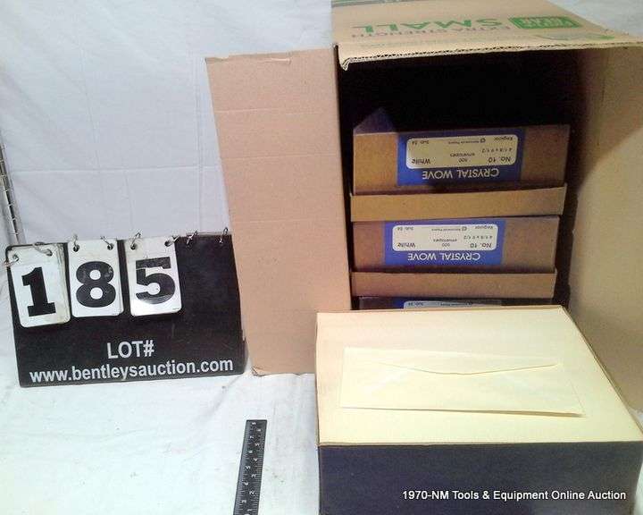 BOX: ENVELOPES - 4 BOXES EACH BOX HOLDS 500 ENVELOPES - Bentley ...